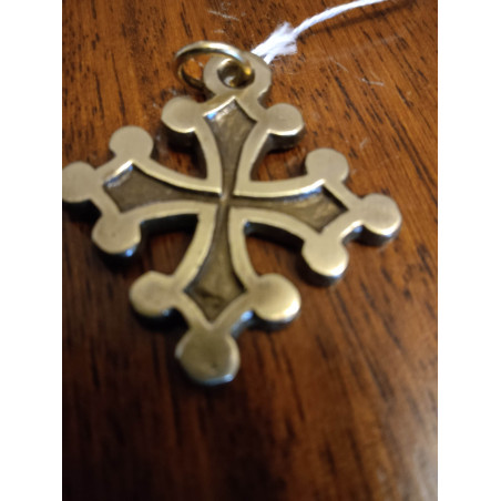 croix occitane en bronze